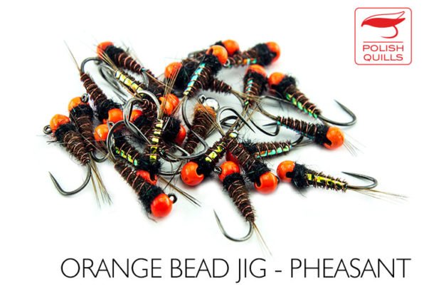 Orange Bead Nymph - FlyToTie